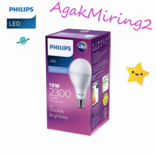 Jual PHILIPS LAMPU LED BULB 19w 19 Watt PUTIH Cool Daylight philips | Shopee Indonesia