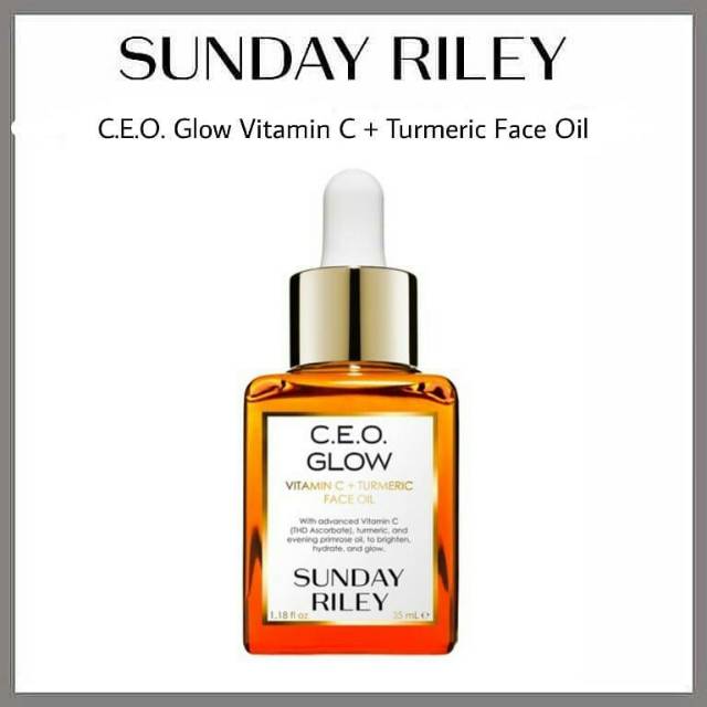 Jual Sunday riley ceo glow vitamin c + turmeric face oil | Shopee Indonesia
