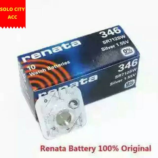 Jual BATERAI RENATA 346 SR 712 SW SR712SW BATRE BATREI BATERE BATEERY ...