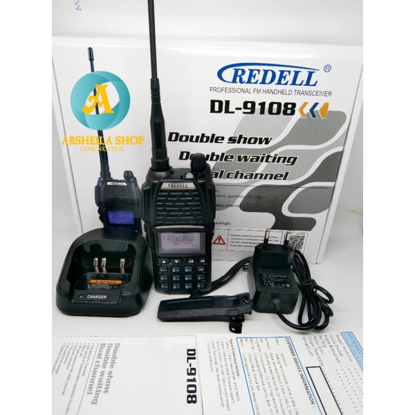 Jual Ht Redell DL 9108 dual band original free reguest frekuensi ...