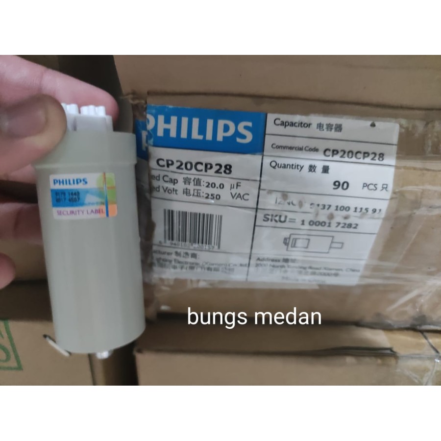 Jual PHILIPS Capasitor KAPASITOR 20 UF CP20 20UF CP 20CP28 CP20CP28 ...