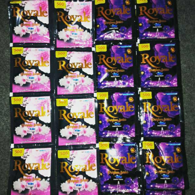 Jual 4 sachet Royale parfum series 500 renceng | Shopee Indonesia