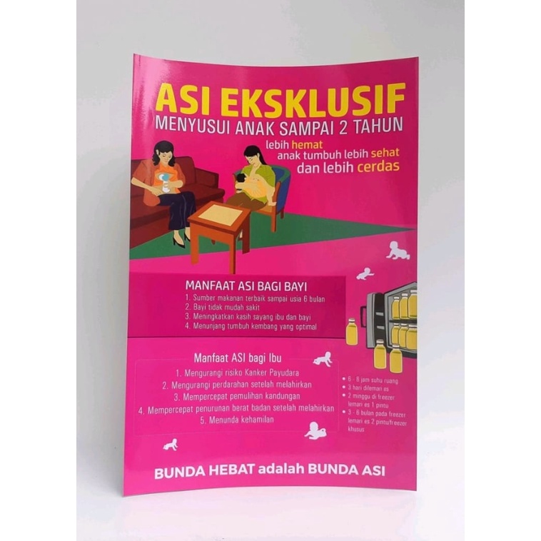 Jual Poster Kesehatan, Poster ASI Ekslusif kode 78 | Shopee Indonesia