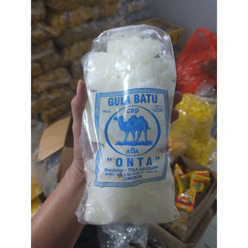 Jual Gula Batu Putih CAP ONTA Khas Cirebon Berat 1 KG | Shopee Indonesia