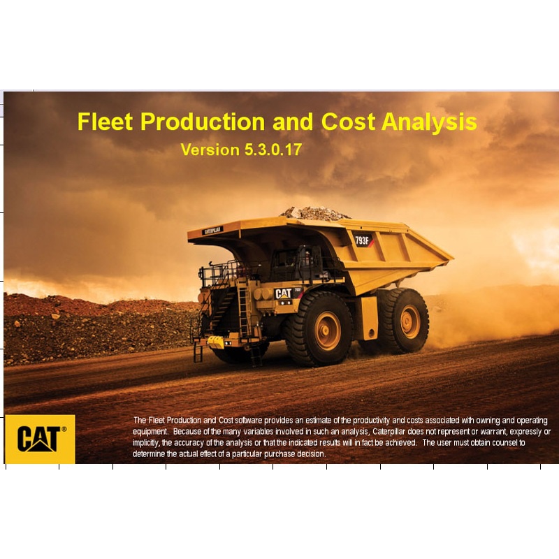 Jual Caterpillar Fleet Production and Cost Analysis Software v5.3 ...