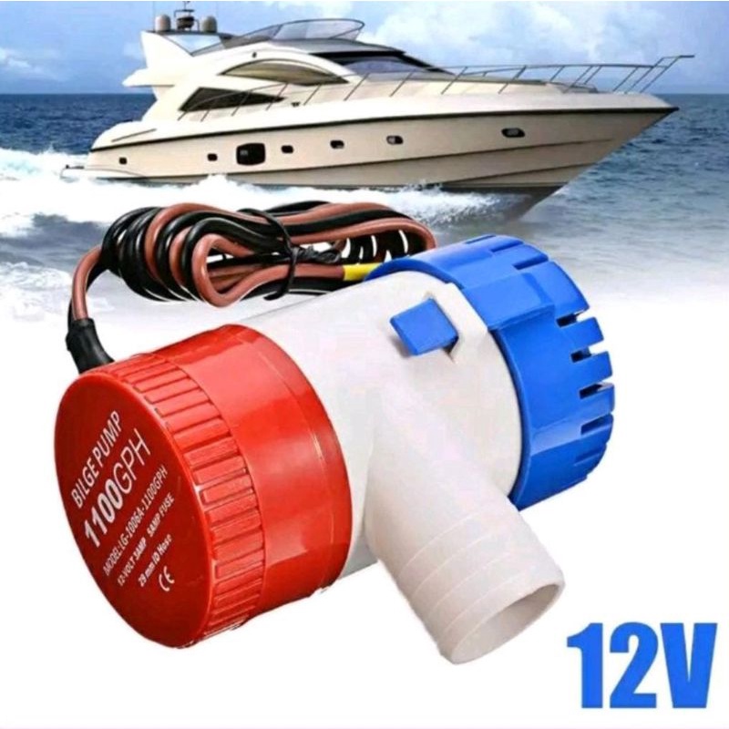 Jual Pompa Air Submersible Water Bilge Pump 12V - CH8028 - White ...