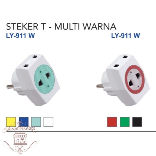 Jual LY-911 W / LY-917 Steker T multi warna Yunior (Loyal) | Shopee ...