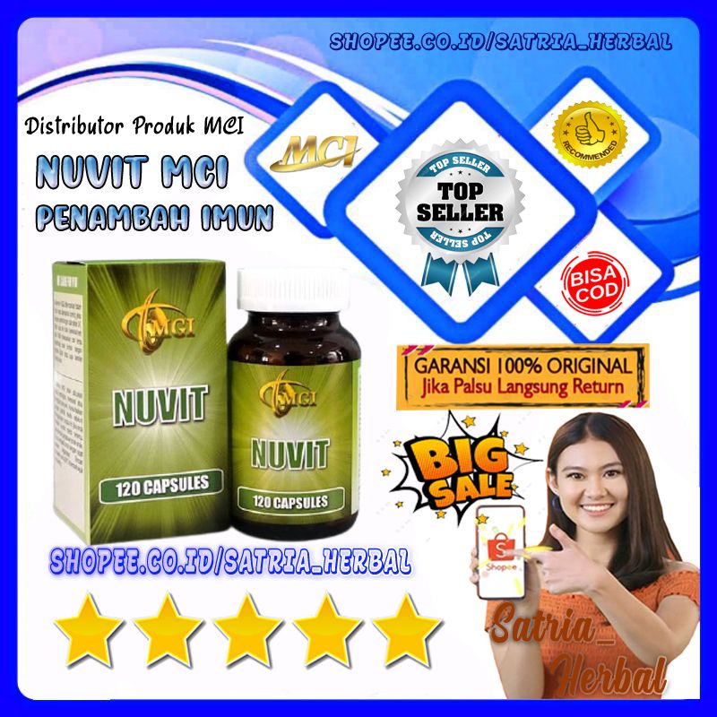 Jual NUVIT ASLI MCI 100% ORIGINAL / SUPLEMEN DAYA TAHAN TUBUH DAN IMUN ...
