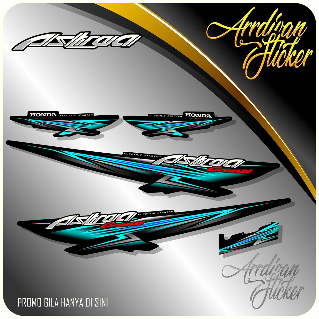 Jual STRIPING ASTREA GRAND / STRIPING LEGENDA DAN IMPRESSA CUSTOM ...