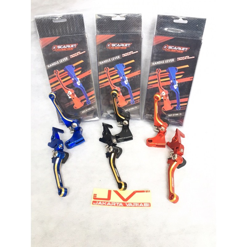 Jual handle hendel crf 150 model lipat / handle scarlet crf / hendel ...