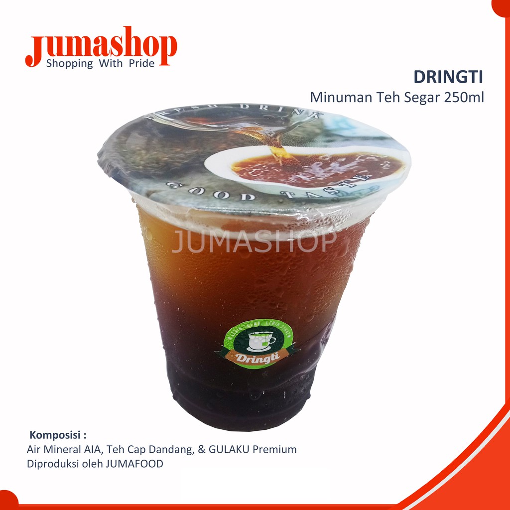 Jual Dringti Minuman Es Teh Manis Segar 300ml Ice Brew Tea Bandulan ...