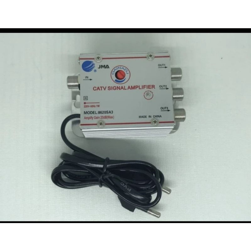 Jual Booster Antena TV / CATV Signal Amplifier 3 Way | Shopee Indonesia