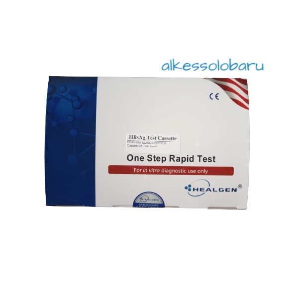 Jual HEALGEN HBSAG TEST CASSETTE / TES HEPATITIS B / HBSAG TEST DEVICE ...