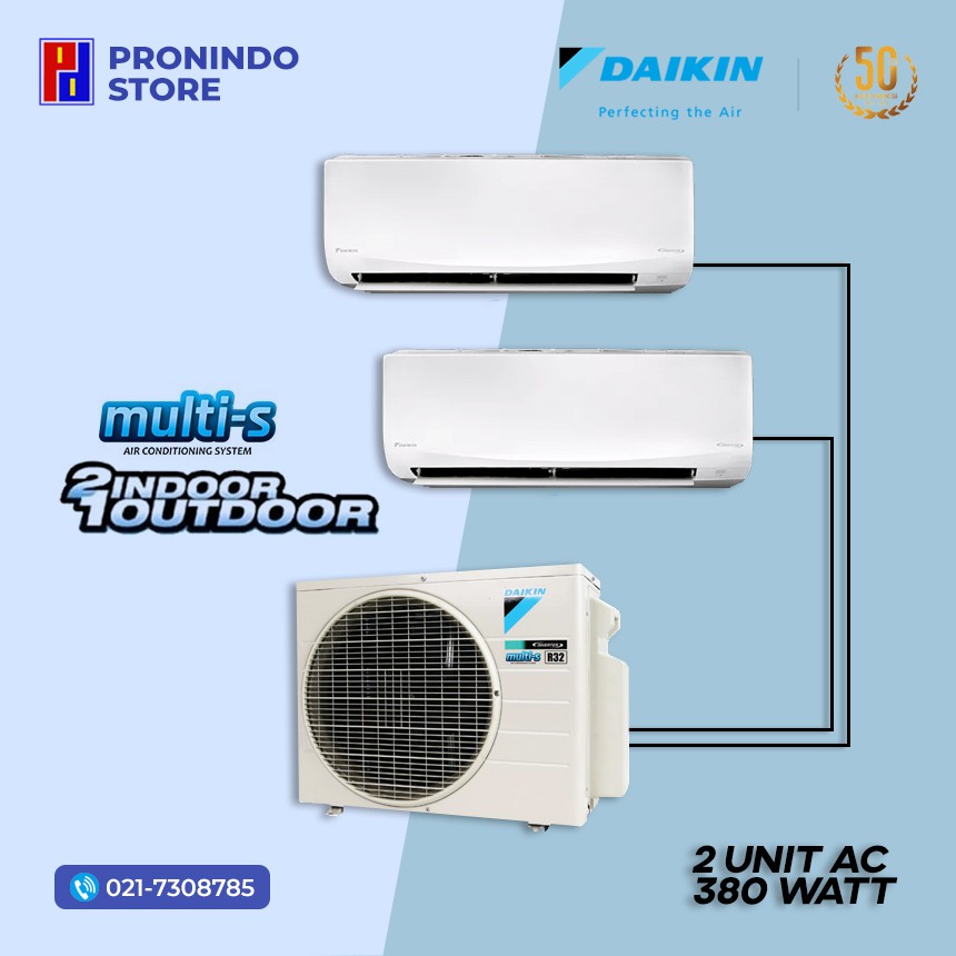 Jual AC DAIKIN Multi S 3/4PK + 1,5PK | Shopee Indonesia