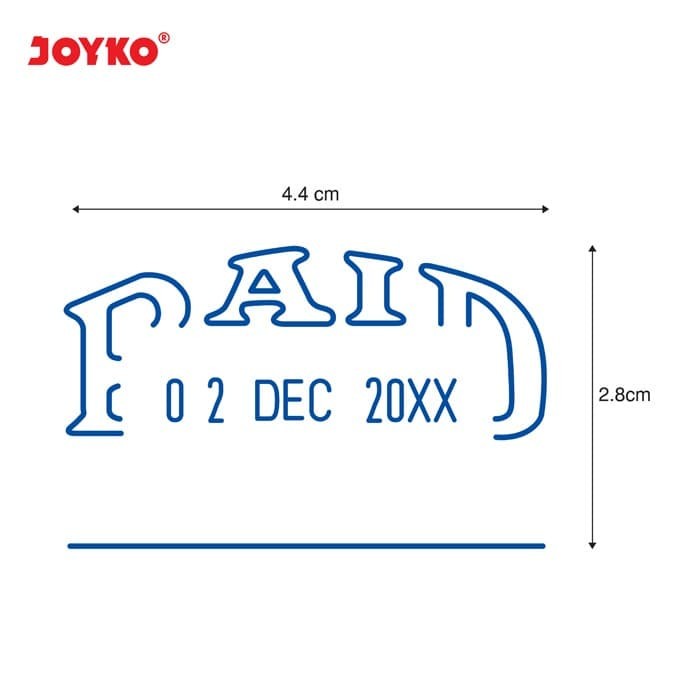 Jual PAID STAMP Date Stamp / Stempel Tanggal Joyko S-70 (Paid) | Shopee ...