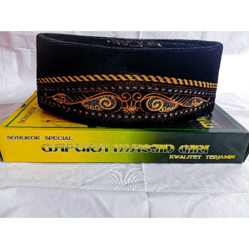 Jual kopyah songkok motif murah beludru bludru hitam termurah peci ...