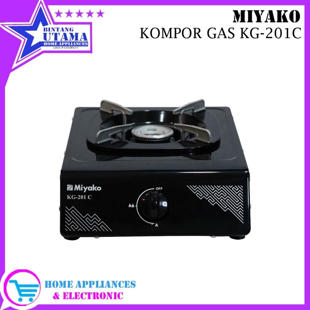 Jual (COD) Miyako Kompor Gas KG-11 C Kompor Gas 1 Tungku Miyako KG 11C GARANSI RESMI / KG 11 C ...