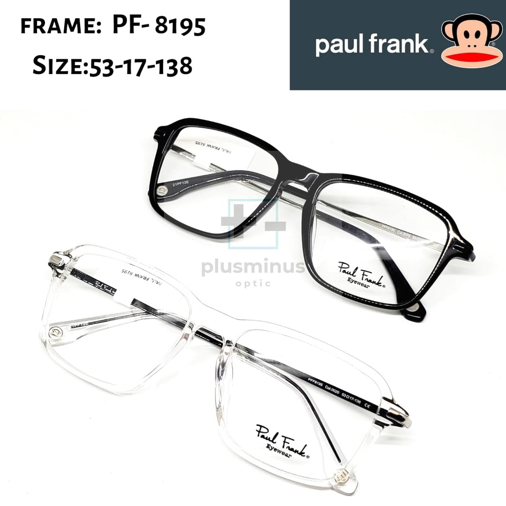 Jual Frame Kacamata Paul Frank 8195 (Paul Frank Original) | Shopee ...