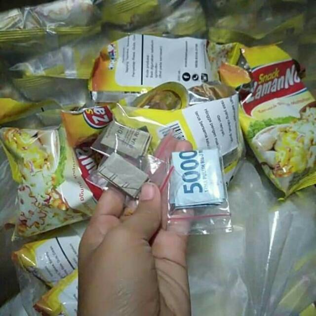 Jual Snack zaman now berhadiah emas dan uang tunai / ciki termurah ...