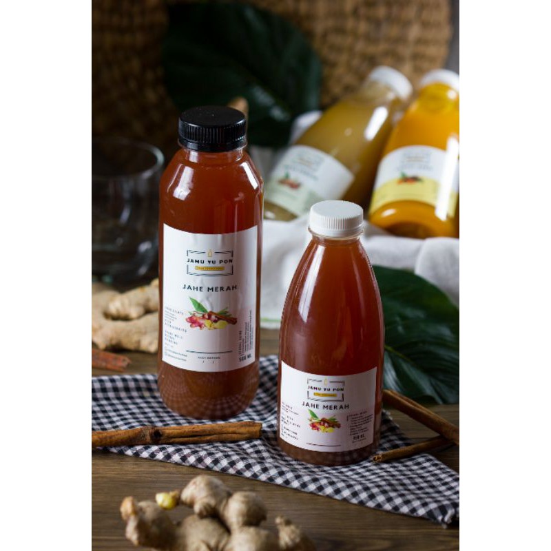 Jual Jamu Yu Pon - Jamu Jahe Merah 350ml (Jamu Tradisional Asli ...