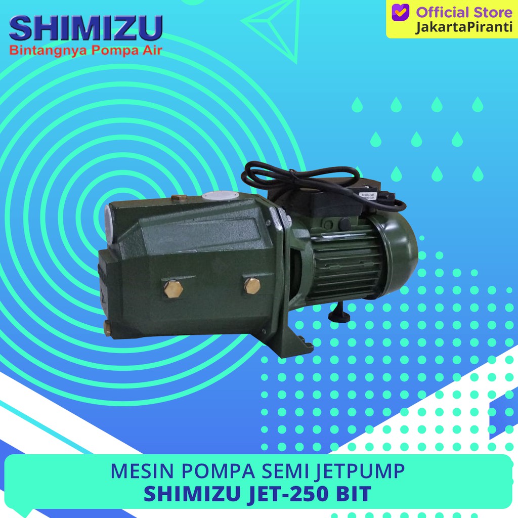Jual Mesin Pompa Semi Jetpump Semijet Shimizu JET-250 BIT | Shopee Indonesia