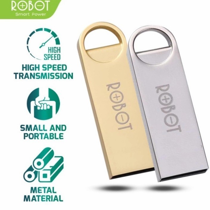 Jual Flashdisk Robot RF332 32Gb Storage All Metal High Speed | Shopee ...