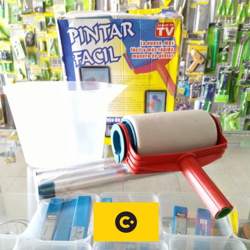 Jual KUAS ROL CAT SET RRT PAINT ROLLER PINTAR FACIL MAGIC ROLL TEMBOK ...