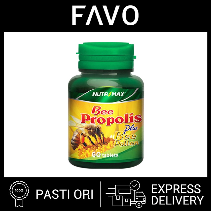 Jual Nutrimax Bee Propolis Plus Bee Pollen - 60 Tablet | Shopee Indonesia