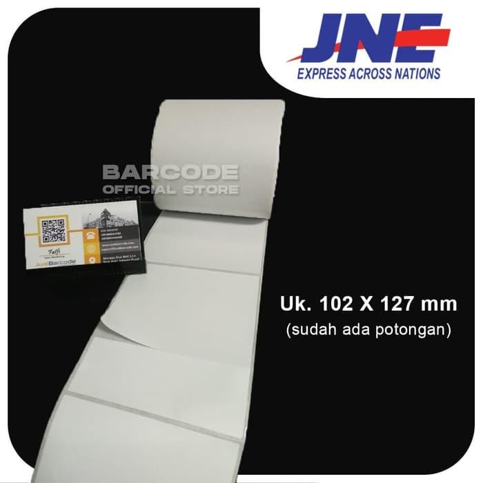 Jual Print | Label Barcode Resi Jne 102X127Mm Semi Coated 1 Line ...