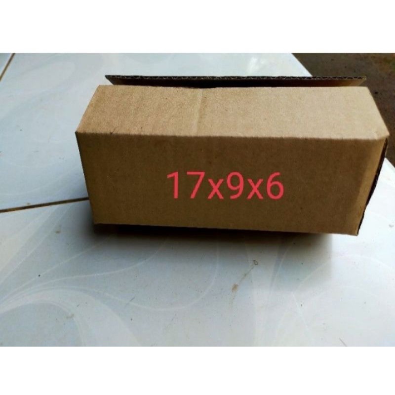 Jual kardus packing kecil mini UK 17x9x6 kardus polos | Shopee Indonesia