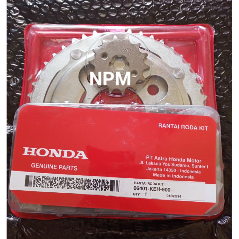 Jual Gear Set/Rantai Roda Kit MEGAPRO primus kode part (06401-KEH-900 ...