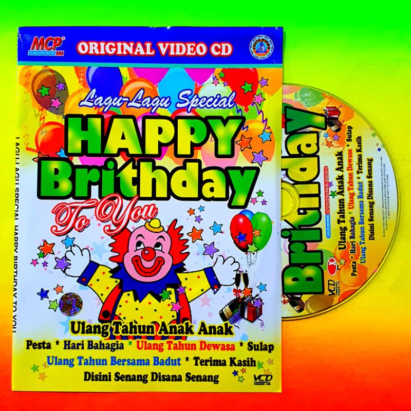Jual KASET ORIGINAL VIDEO MUSIK LAGU HAPPY BIRTHDAY TO YOU-LAGU ULANG ...