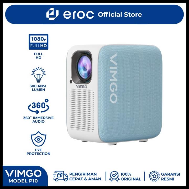 Jual Vimgo P10 Smart Projector - Support 4K Android Os With Wifi ...