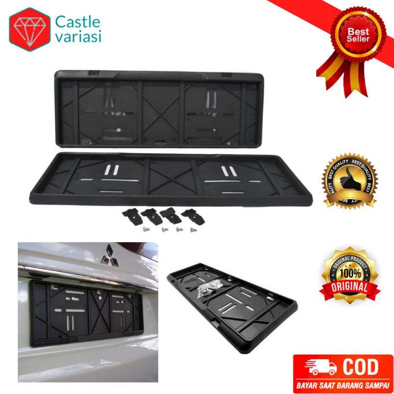 Jual Plat Nomor Mobil / Tatakan Plat Model Astra 46 cm / DUDUKAN PLAT ...