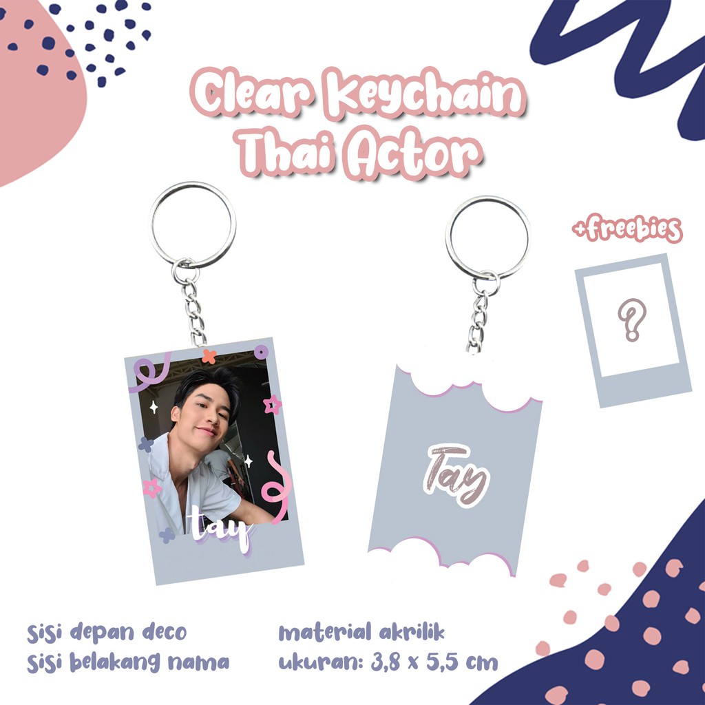 Jual Clear keychain thai actor gantungan kunci | Shopee Indonesia