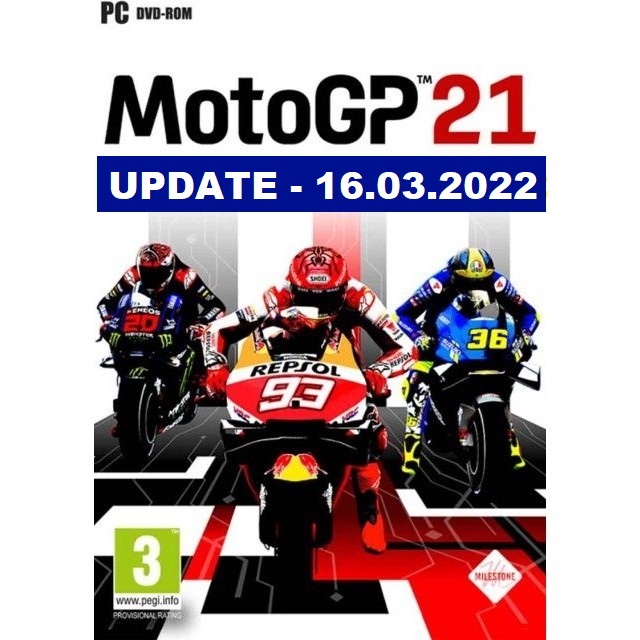 Jual MotoGP21 MotoGP 21 New Update 16.03.2022 -GAMEPC DVD | Shopee ...