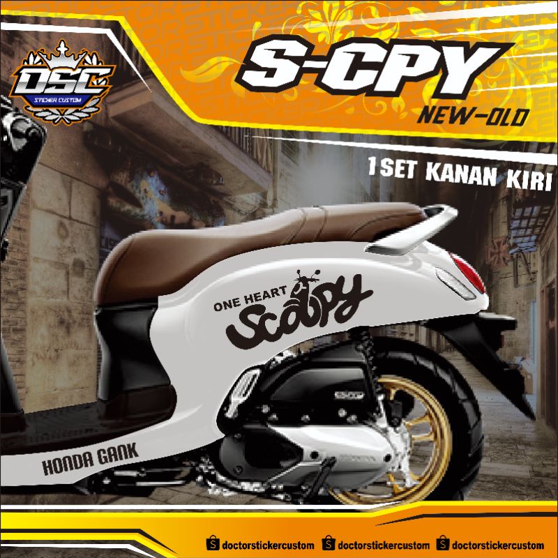 Jual STICKER/STIKER CUTTING SCOOPY STRIPING TERBARU MURAH! | Shopee ...