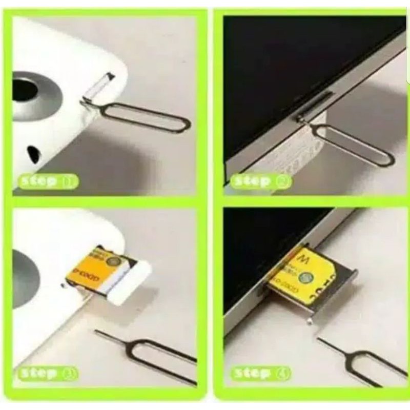 Jual Sim Card Ejector Besi Tebal Simcard Pembuka Kartu Hp | Shopee ...