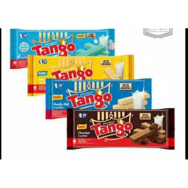 Jual Wafer Tango 110 gram COKLAT/VANILA/KEJU/BUBBLE GUM/CHOCO JAVAMOCCA ...