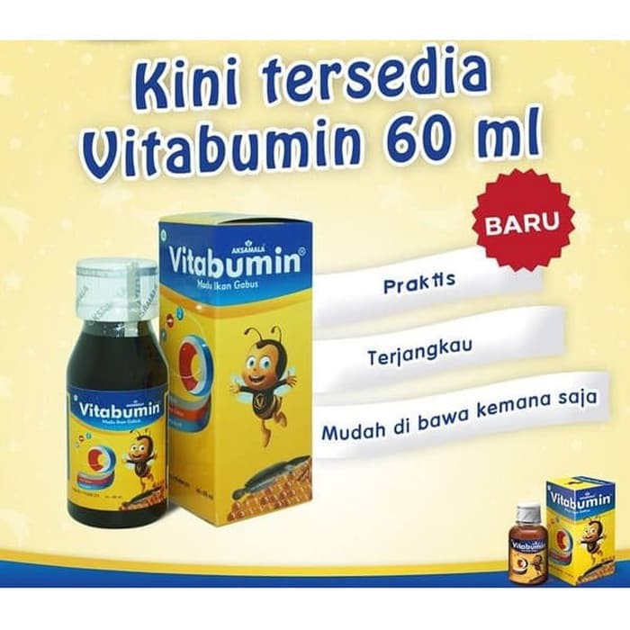 Jual TIMEPUBS Vitabumin 60 ml Kemasan Ekonomis | Shopee Indonesia