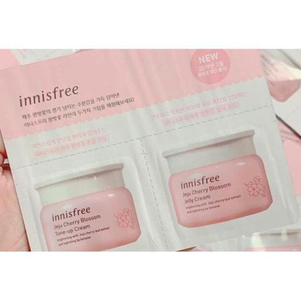 Jual SAMPLE Innisfree Jeju Cherry Blossom Cream set | Shopee Indonesia