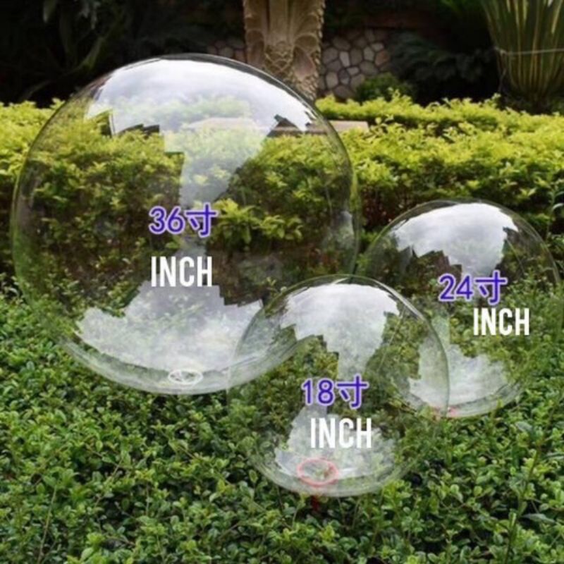 Jual Balon PVC Transparan 18 inch/Balon PVC /Balon Bening | Shopee ...
