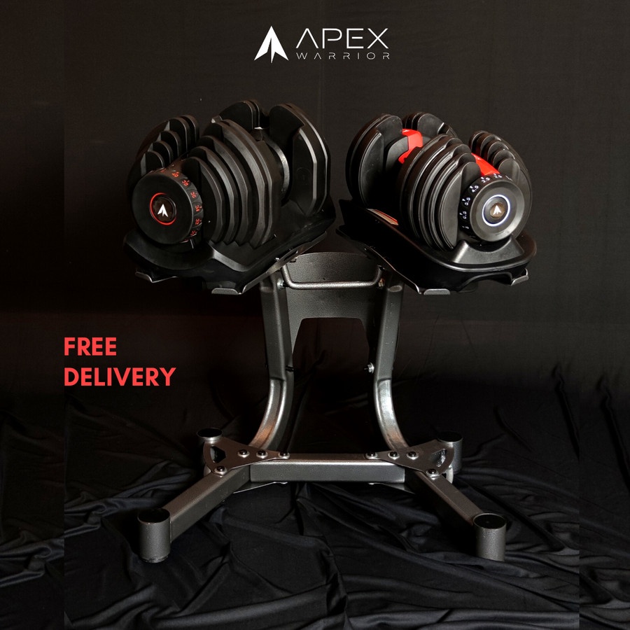 Jual Apex Warrior Rak Bowflex Rack Dumbbell 552i/1090i | Shopee Indonesia