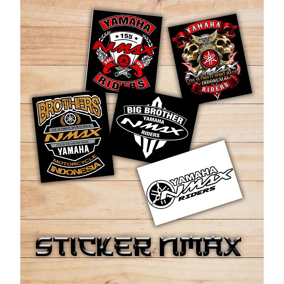 Jual Stiker Nmax / sticker logo YAMAHA NMAX stiker motor nmax ( isi 5 ...