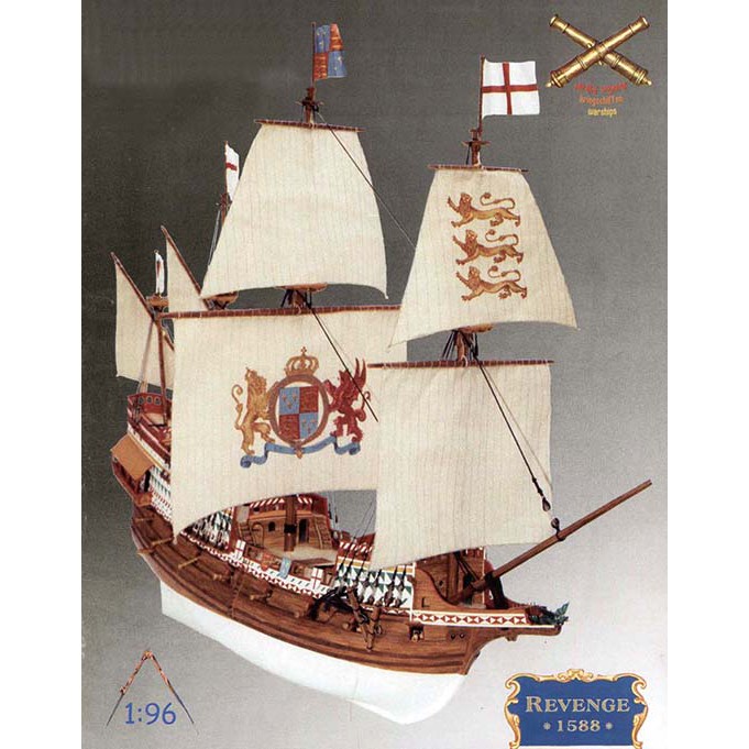 Jual DIY Model Kertas Kapal Layar Galleon Inggris Revenge | Shopee ...