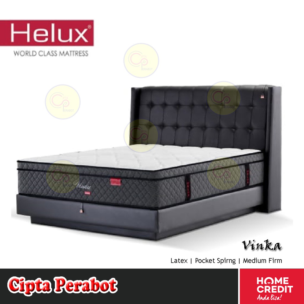 Jual Springbed Latex Pocket Spring Helux Vinka Tempat Tidur Original | Shopee Indonesia