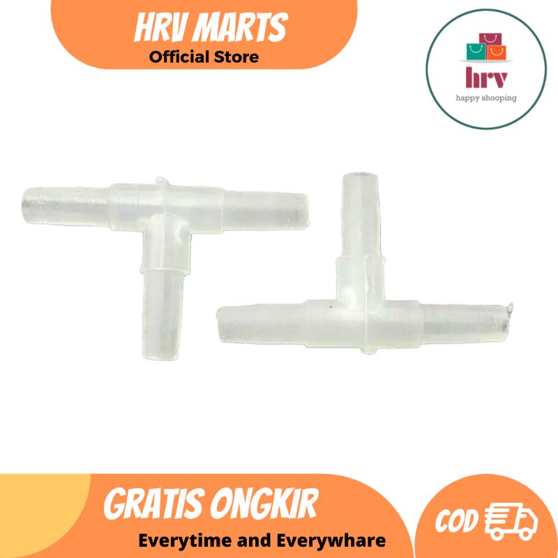 Jual Sambungan selang aerator T / Conector TE selang aerator | Shopee ...