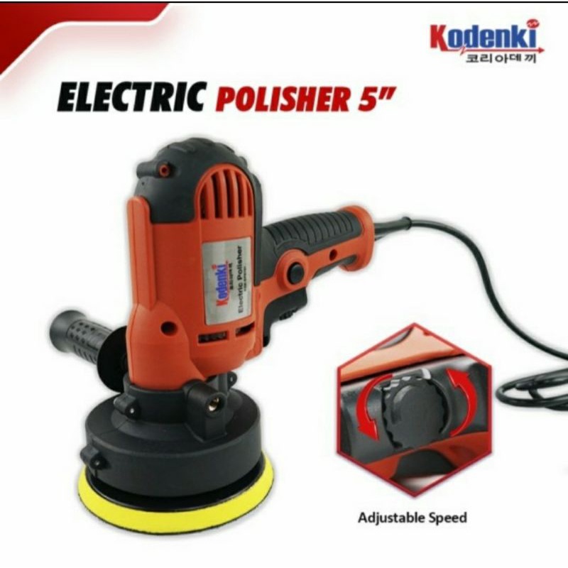 Jual Mesin poles 5" / polisher 5" / alat poles mobil 5" Kodenki set ...