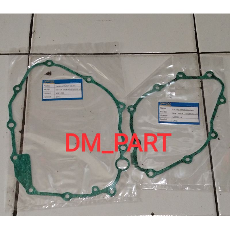 Jual packing paking gasket bak magnet dan kopling kiri kanan SONIC 150 GTR 150 K56 NEW CB150R ...
