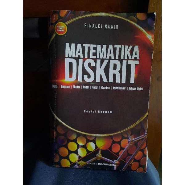 Jual Matematika Diskrit | Rinaldi Munir | Shopee Indonesia